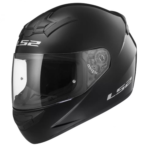 Tienda Expomoto - LS2 ROOKIE FF 352 NEGRO BRILLANTE