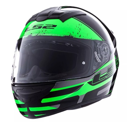 Tienda Expomoto - LS2 ROOKI FF 352 VERDE BRILLANTE