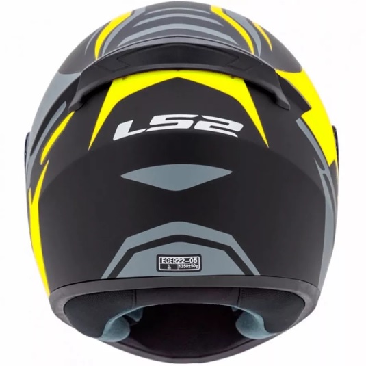 Tienda Expomoto - LS2 ROOKIE FF 352 GRIS AMARILLO NEGRO